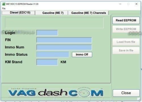 Me7 Edc15 Eeprom reader 1.00 / Edc15 Msa15 for ecu programming ...