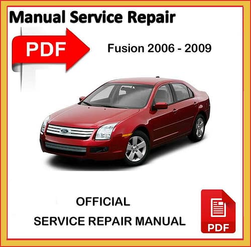 Ford Fusion Factory Service Repair Workshop Manual official 2006 2007 ...