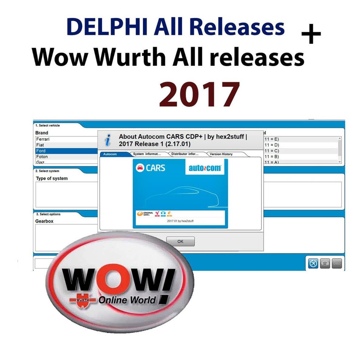 Delphi 2017 y Wow wurth 2021 softwares con todas las versiones en vmware+ Advanced Diagnostics ...