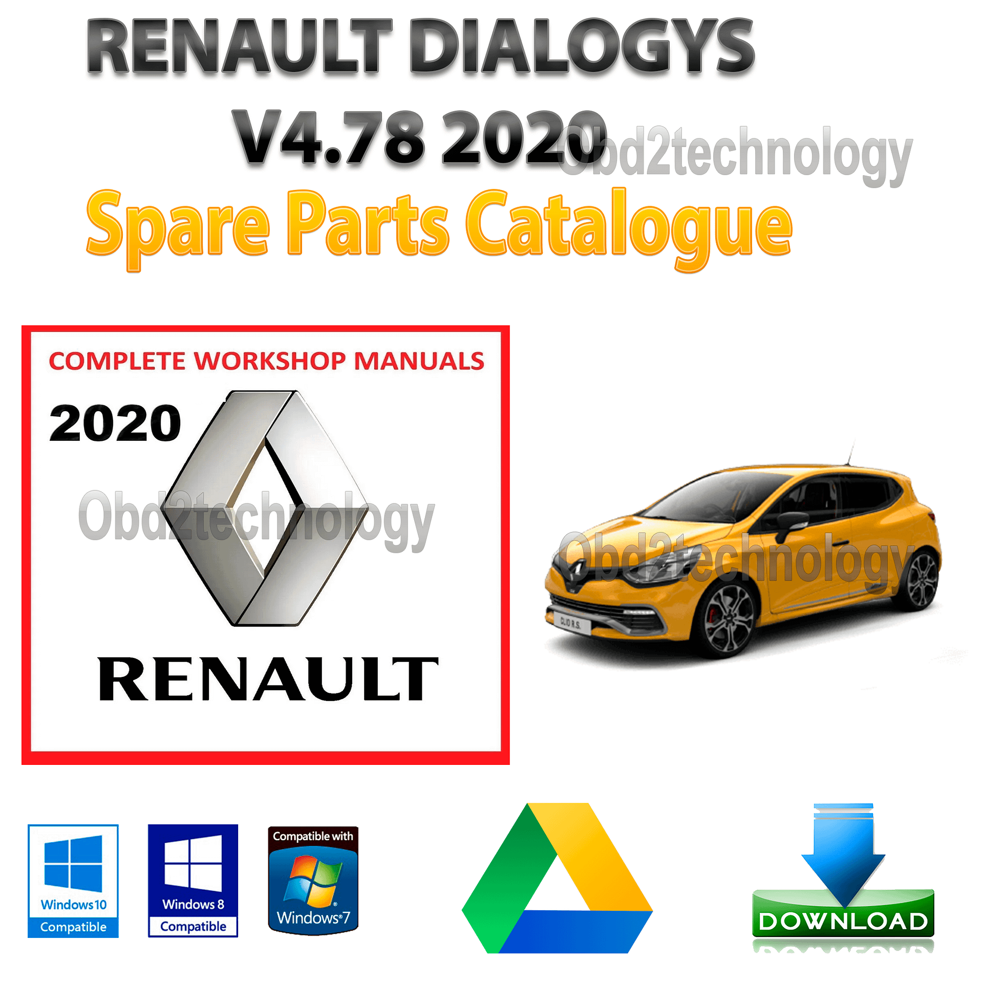 workshop software Renault Dialogys V4.78 2020 Latest Version - instant ...