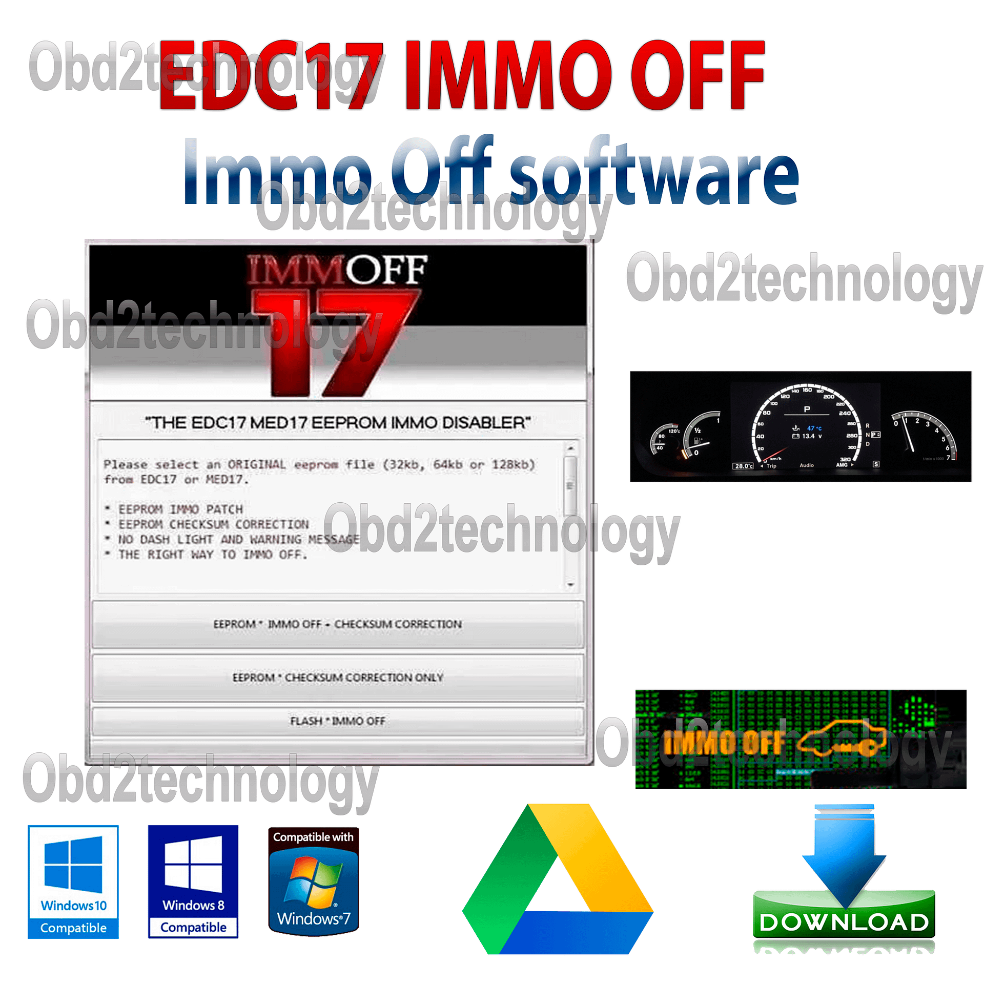 Edc17 Immo Off software for Med17.5 Edc17c46 Edc17cp04 - instant ...